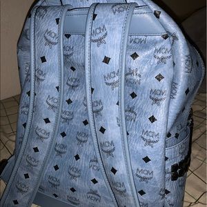 MCM | Bags | Light Blue Medium Mcm Backpack | Poshmark